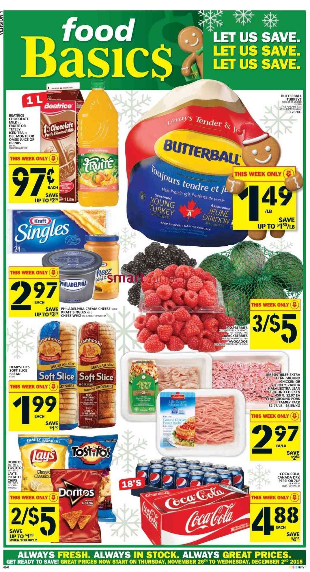 Food Basics November 26 - December 2 Weekly Flyer