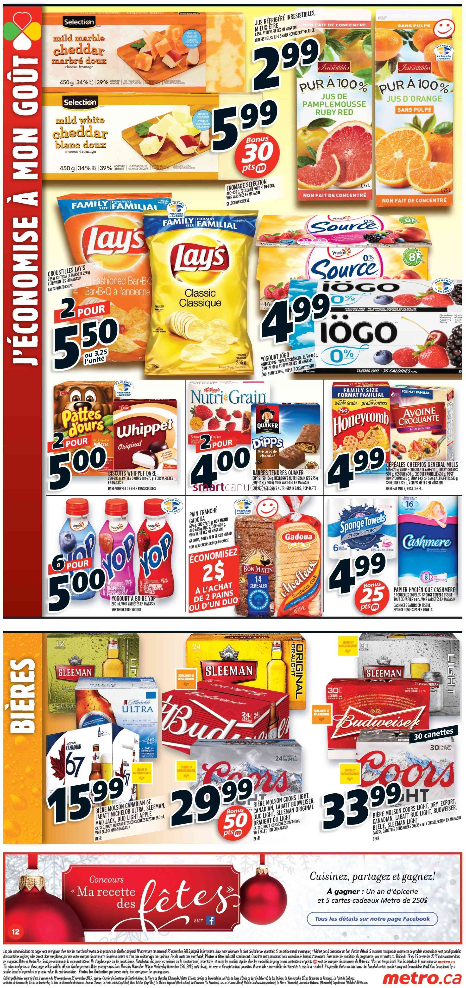 Metro November 19 - 25 Weekly Flyer
