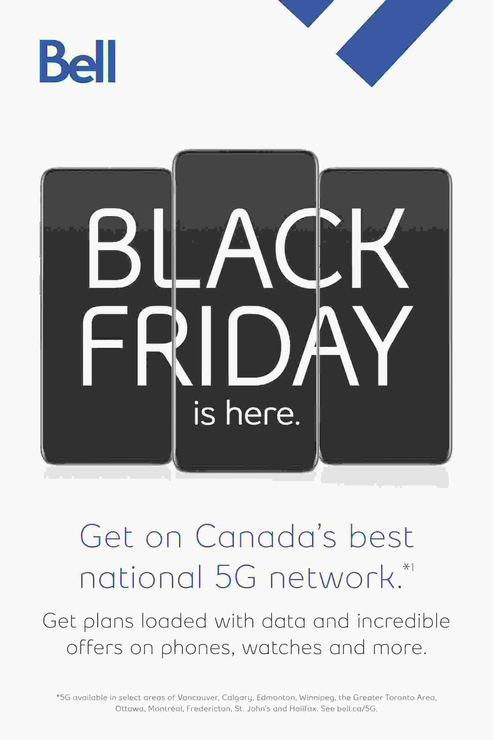 Bell Mobility Black Friday November 20 - 30 2021