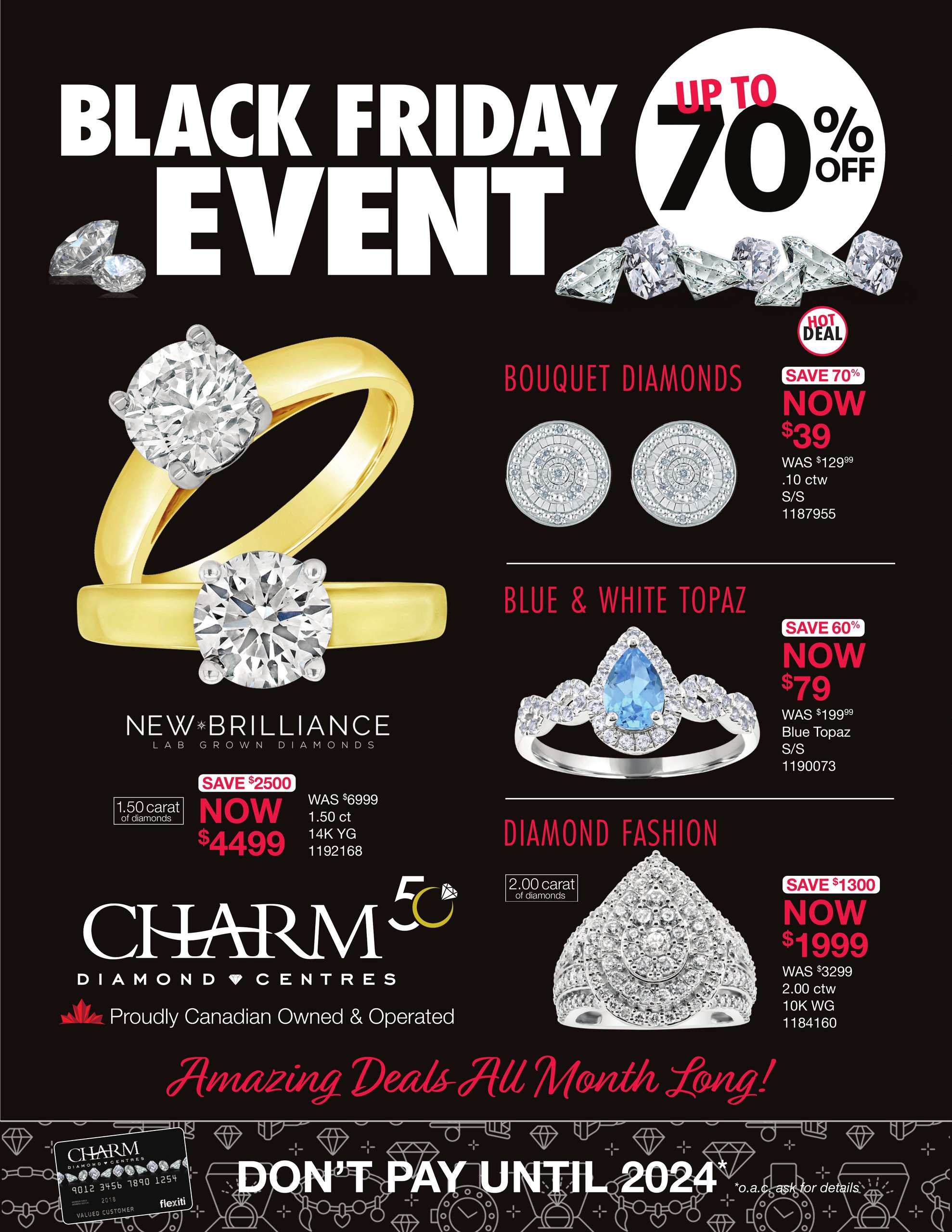 Charm Diamond Centres Black Friday November 1 - 30 2022