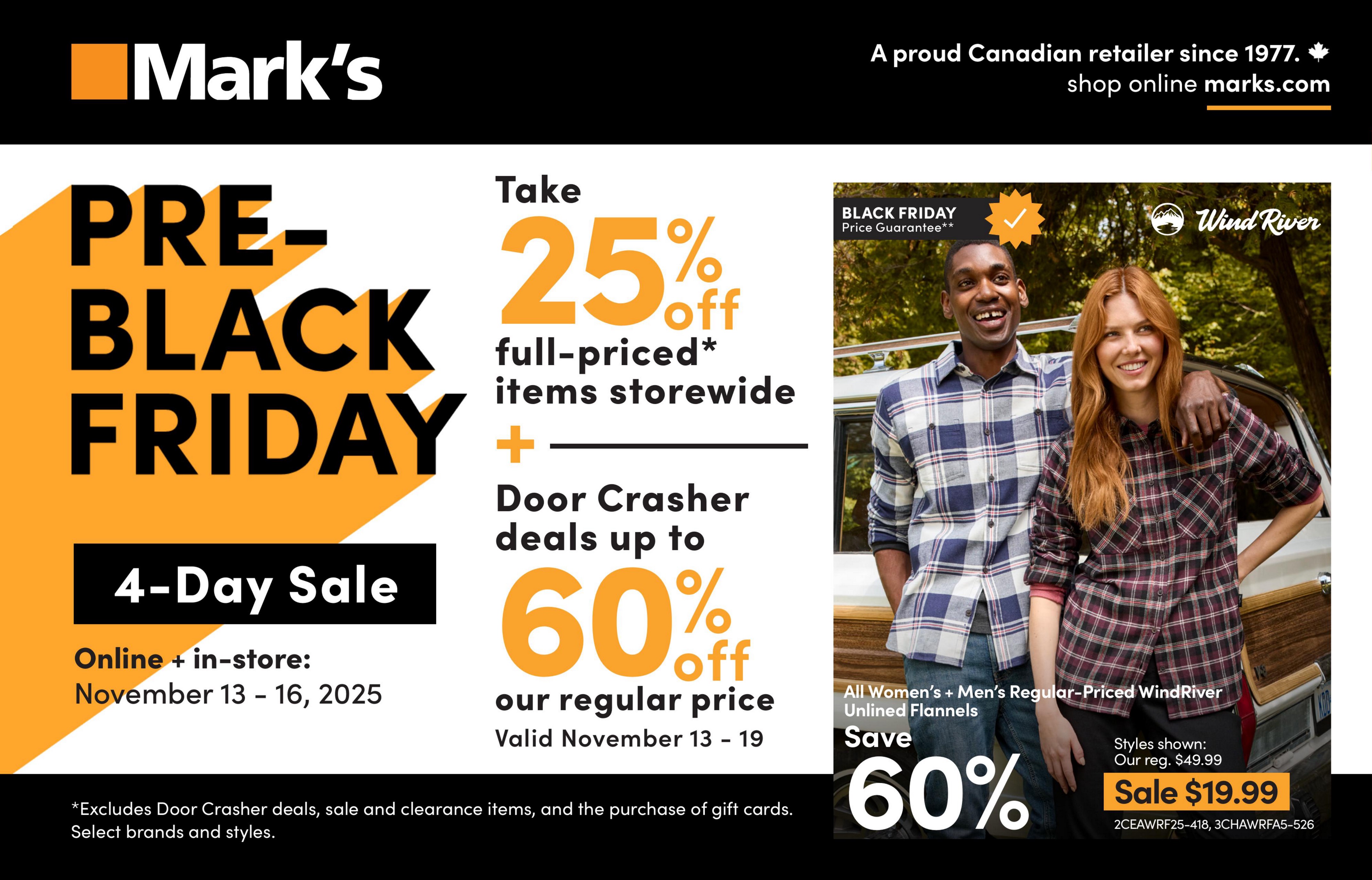 Mark's Pre-Black Friday November 13 - 19 2025