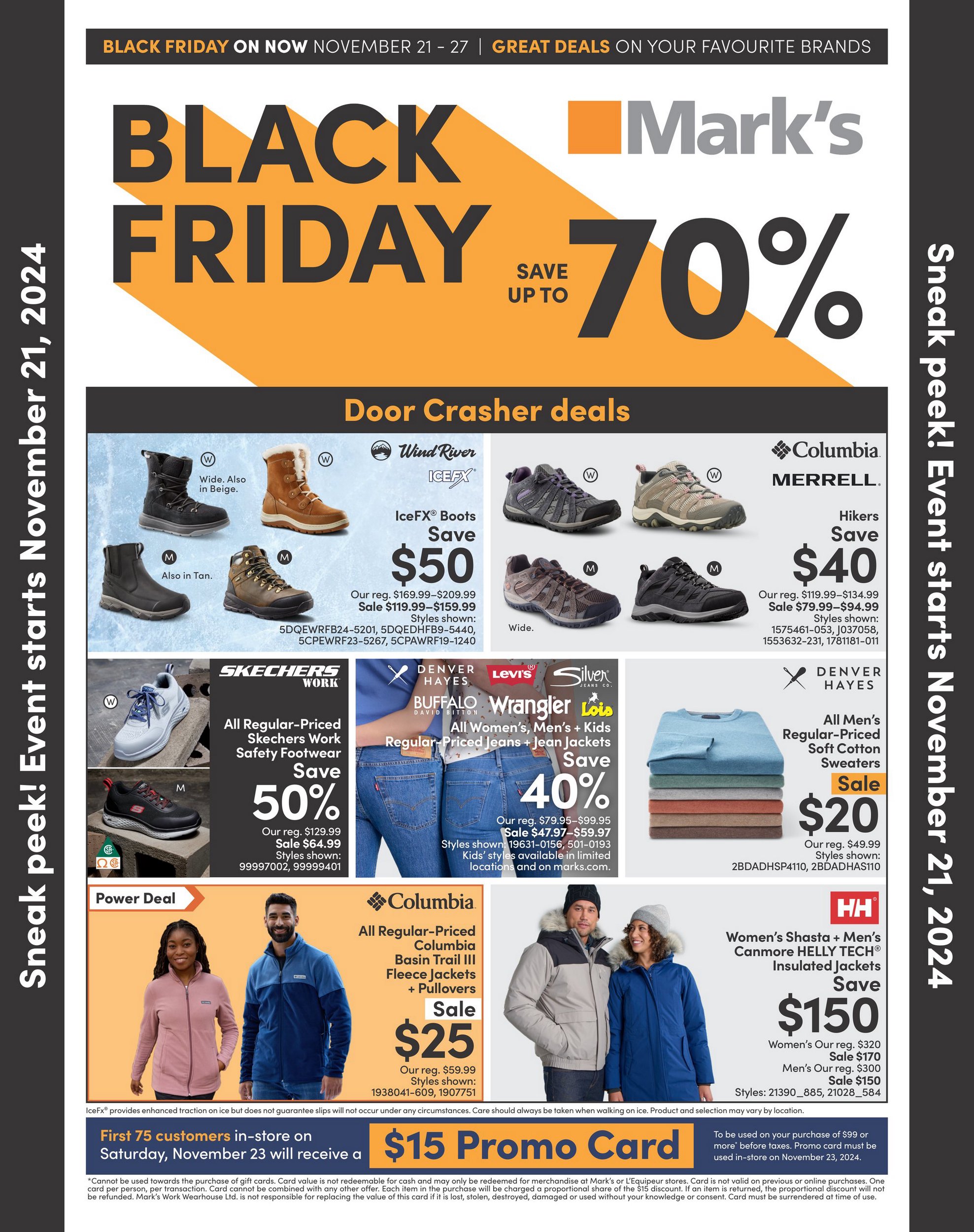 Mark's Flyer Black Friday November 21 - 27 2024