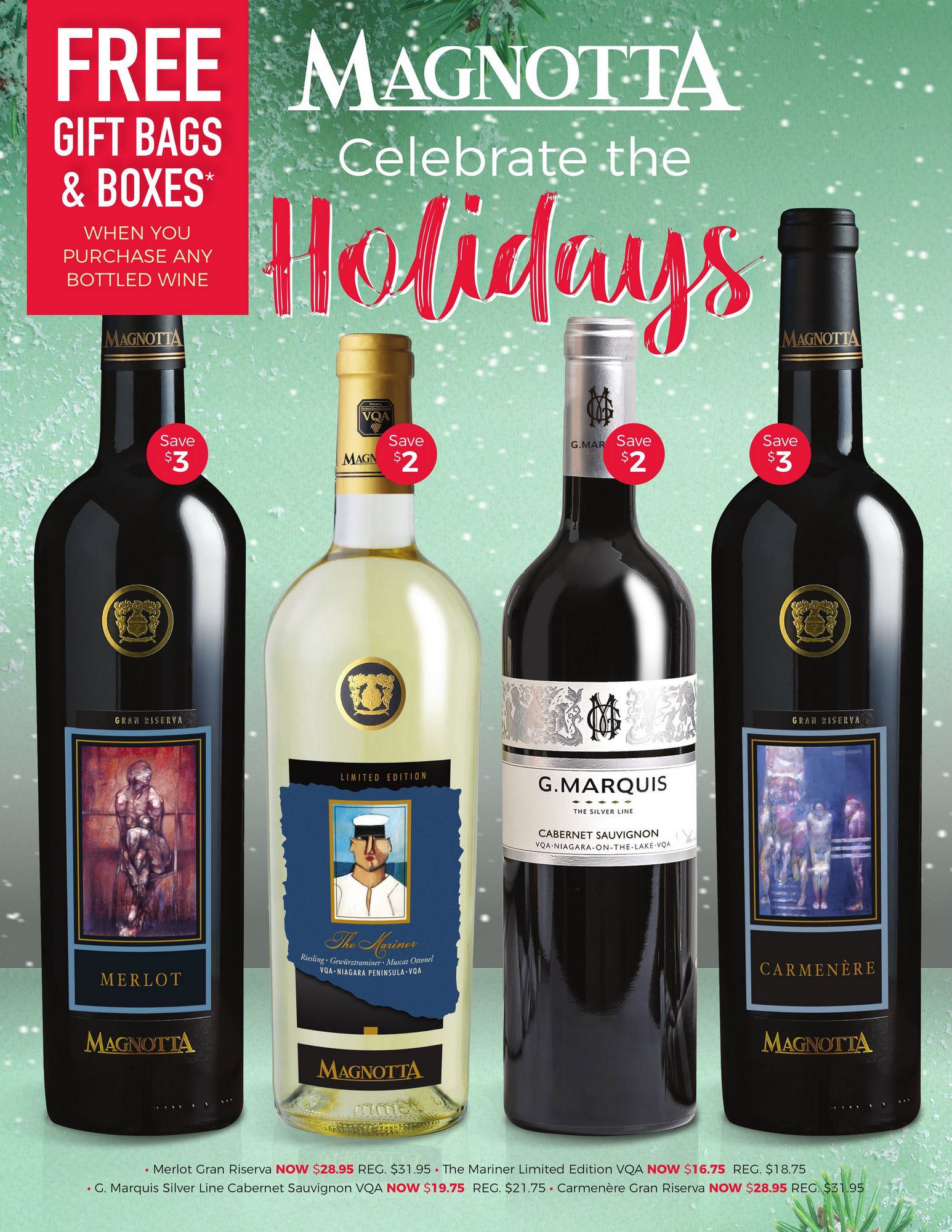 Magnotta Winery Holidays December 1 - 14 2022