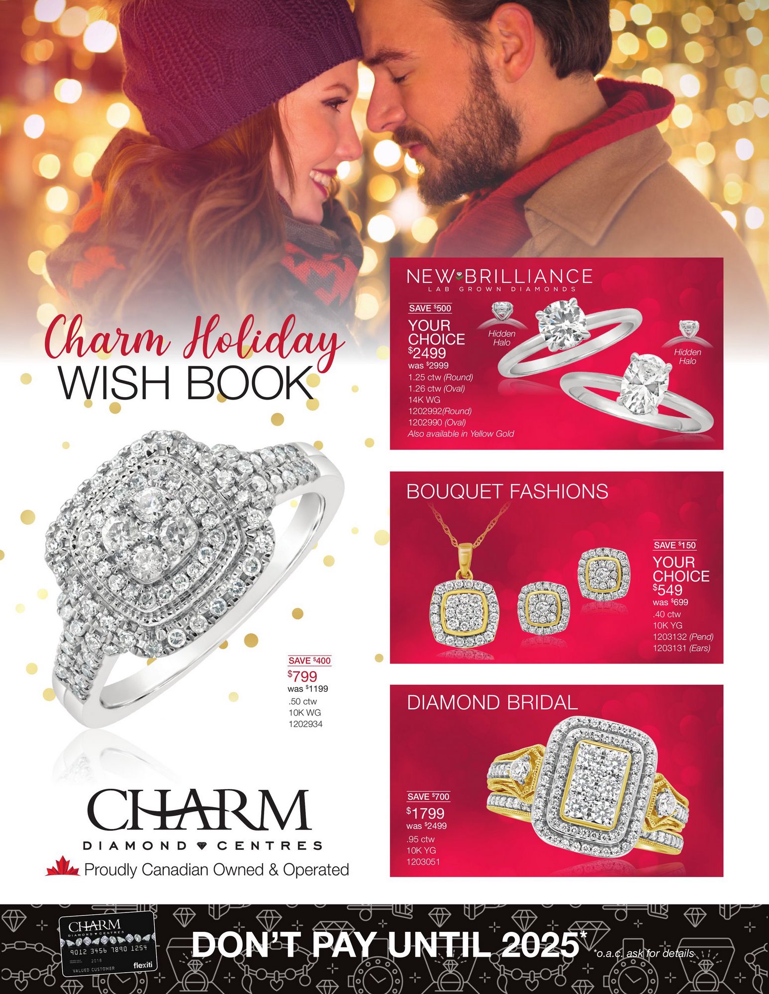Charm Diamond Centres Holiday Wish Book November 1 - January 2 2024