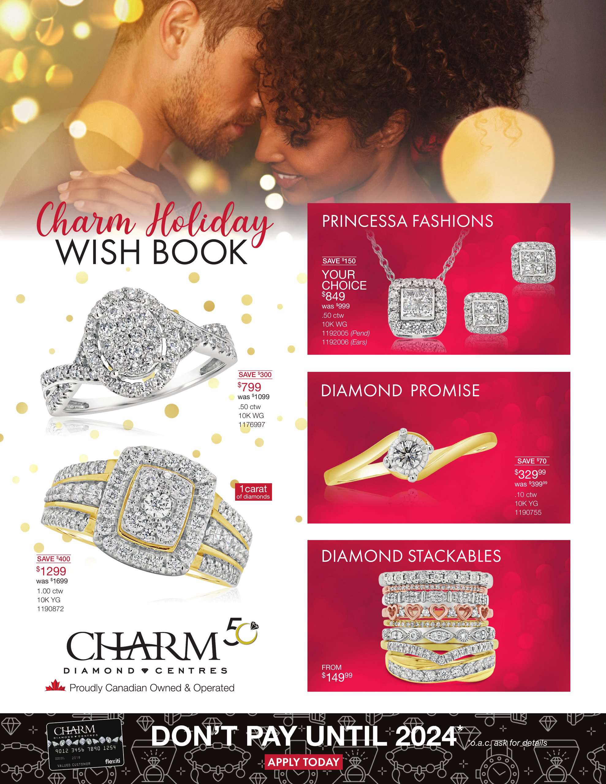 Charm Diamond Centres Holiday Wish Book November 12 - December 25 2022