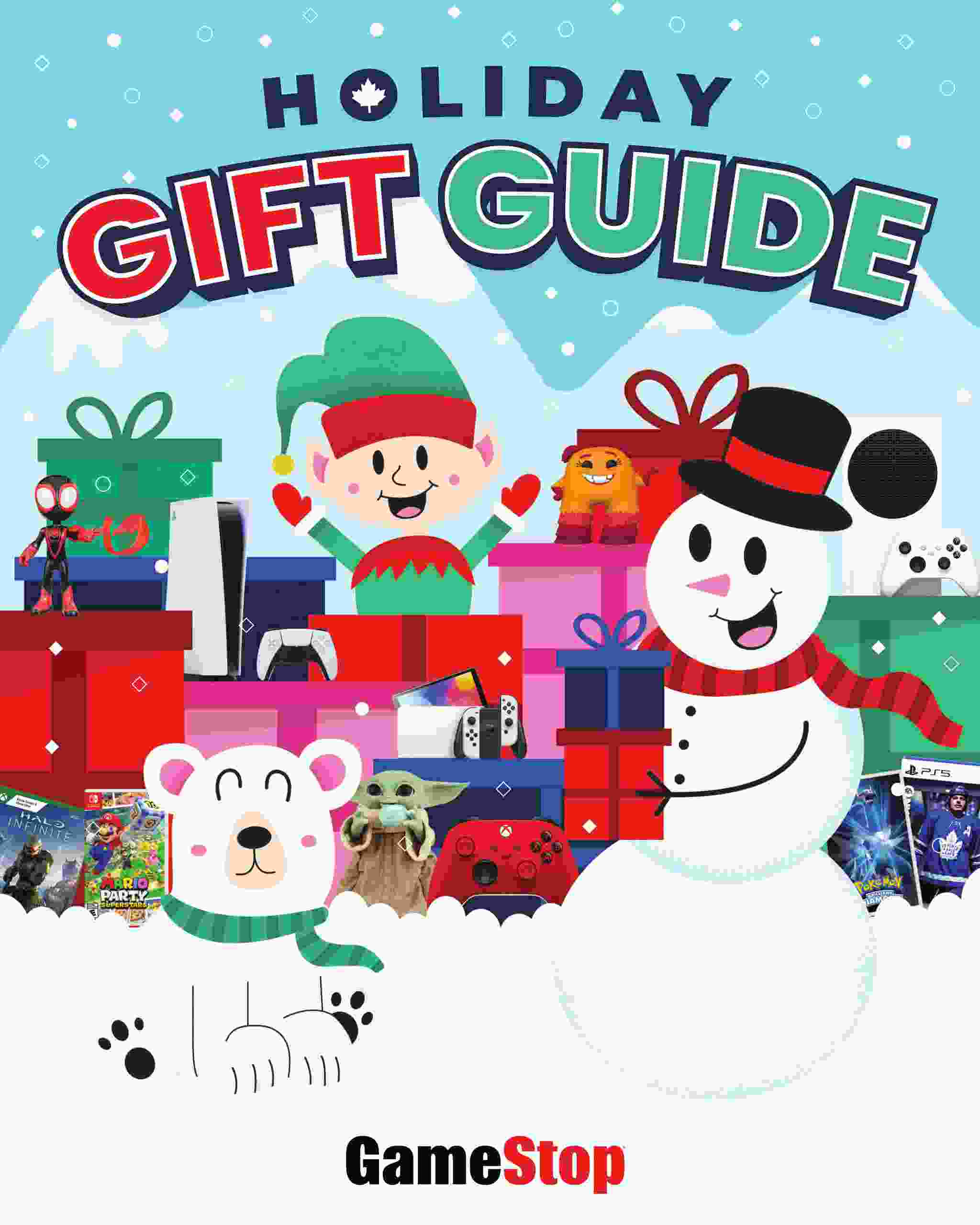 GameStop Holiday Gift Guide November 1 - December 24 2021