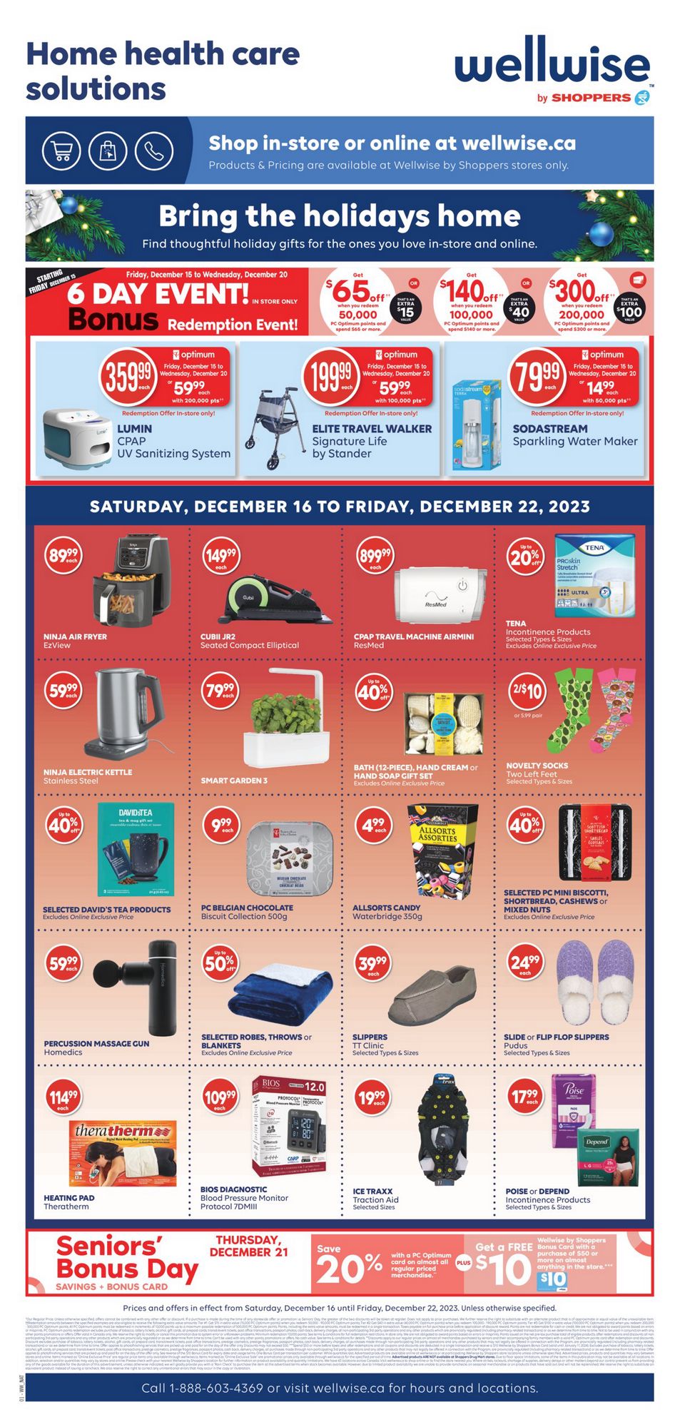 Wellwise by Shoppers Flyer December 16 - 22 2023