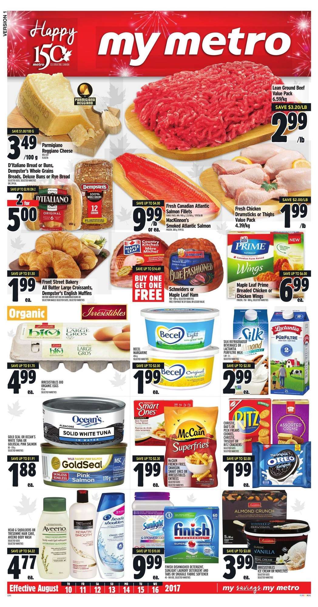 Metro Flyer Healthy Foods 14 Aug 2017