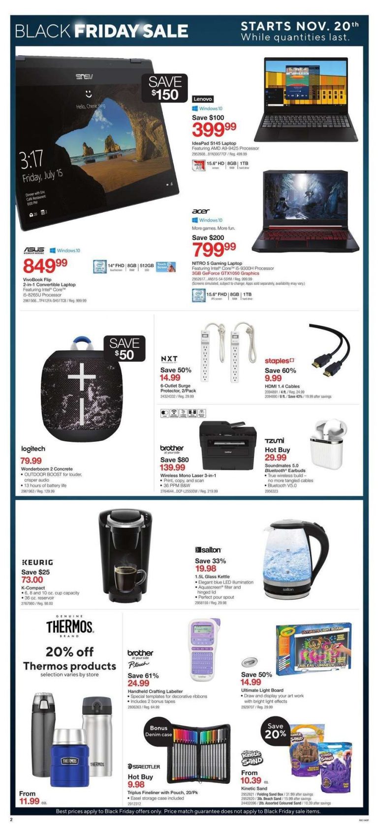 Staples Canada Flyer Black Friday Sale