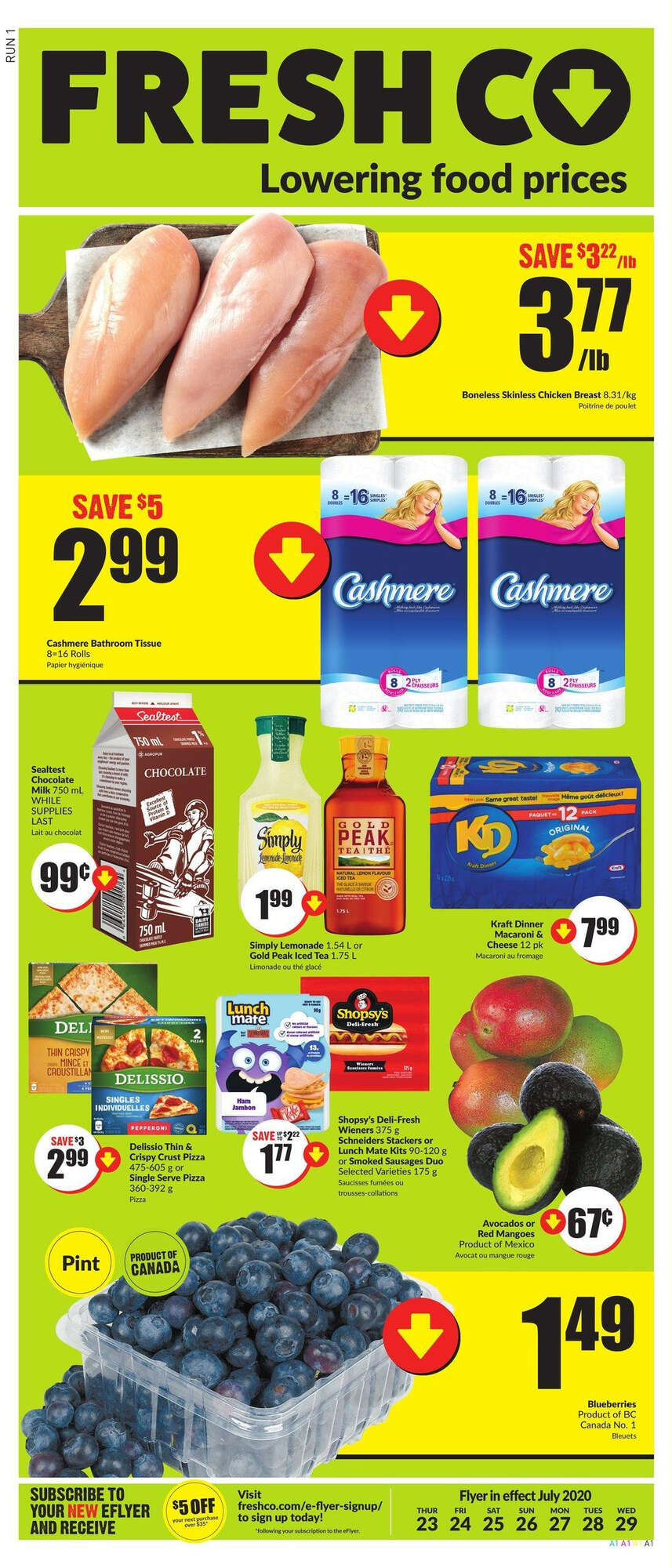 FreshCo Flyer Weekly Deals 25 Jul 2020