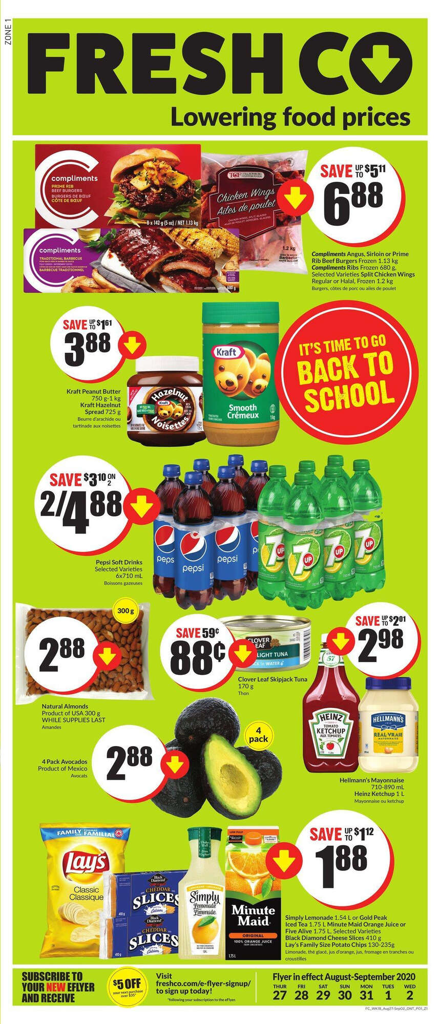 FreshCo Flyer Special Sales 27 Aug 2020