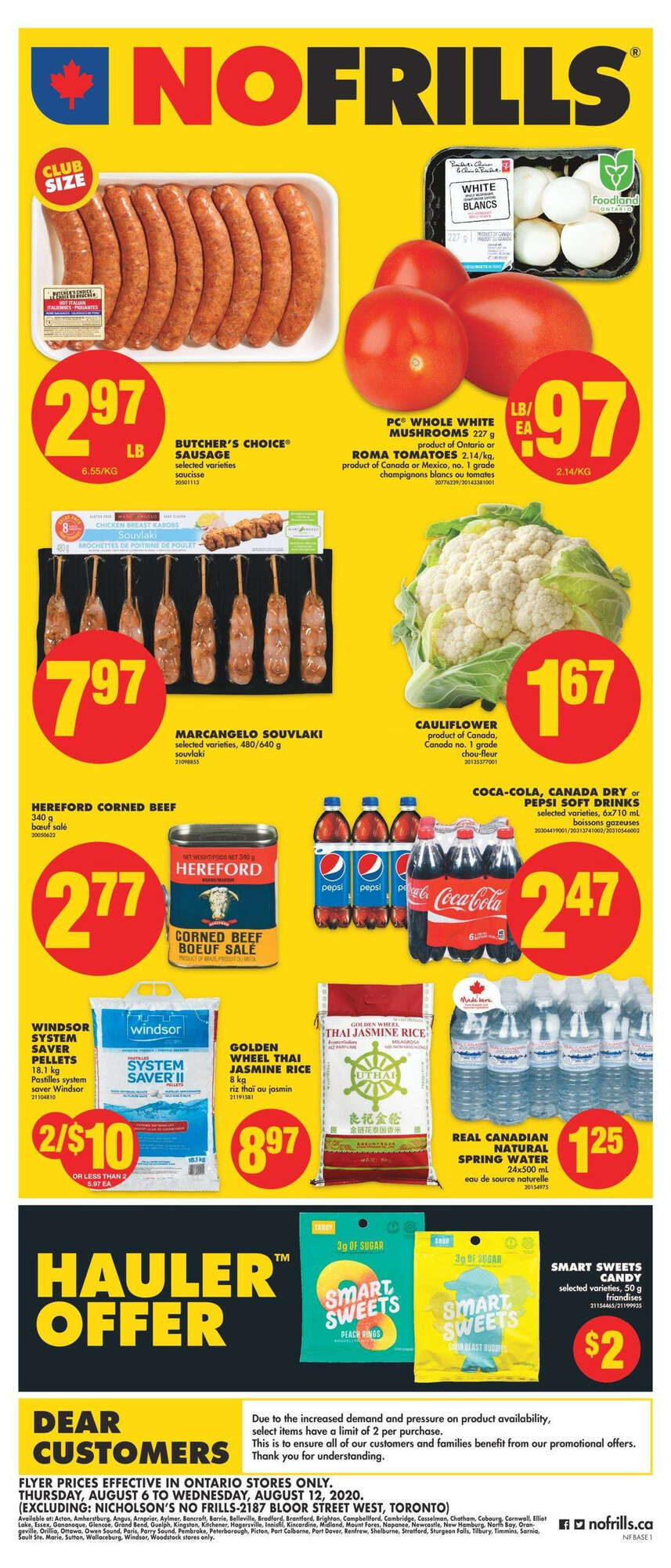 No Frills Flyer Weekly Deals 09 Aug 2020