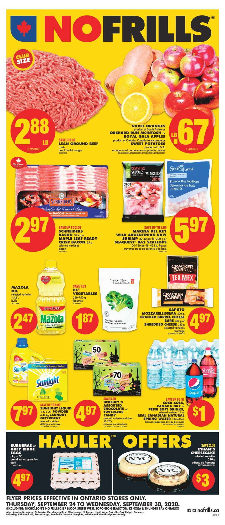 No Frills Flyer Weekly Sales 28 Sept 2020