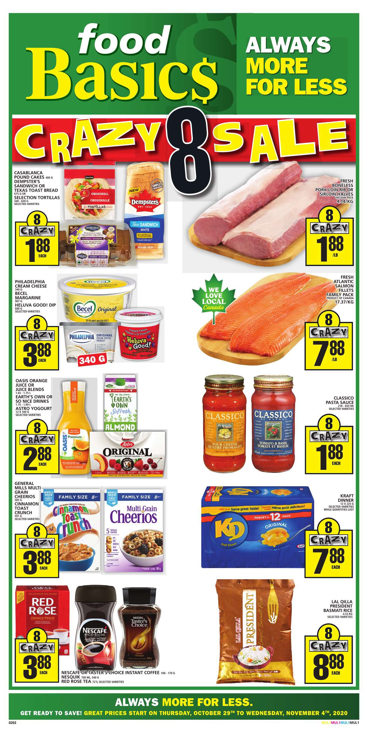 Food Basics Flyer Weekly Deals 2 Nov 2020