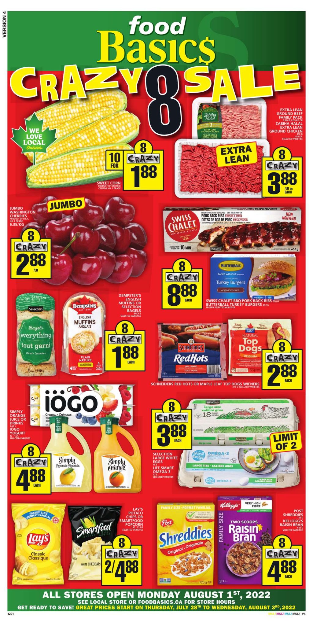 Food Basics Flyer Ontario Deals 2 Aug 2022 SPECIAL DEALS ONTARIO