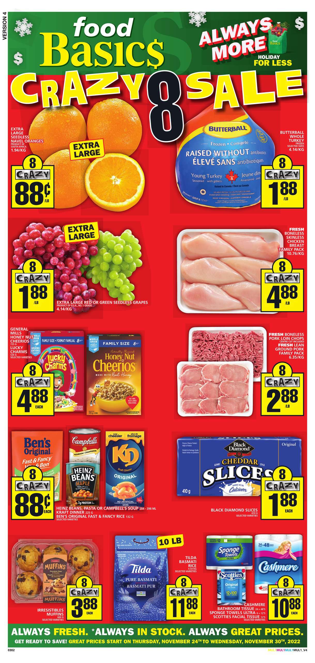 Food Basics Flyer Special Offers 26 Nov 2022 CYBER MONDAY DEALS