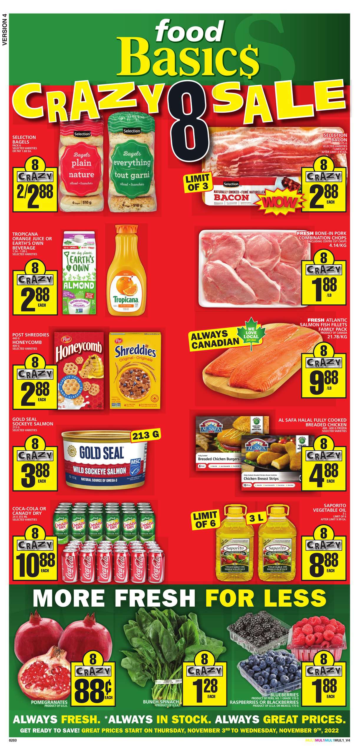 Food Basics Flyer Special Offers 8 Nov 2022 GOOD OFFFERS AND DEA