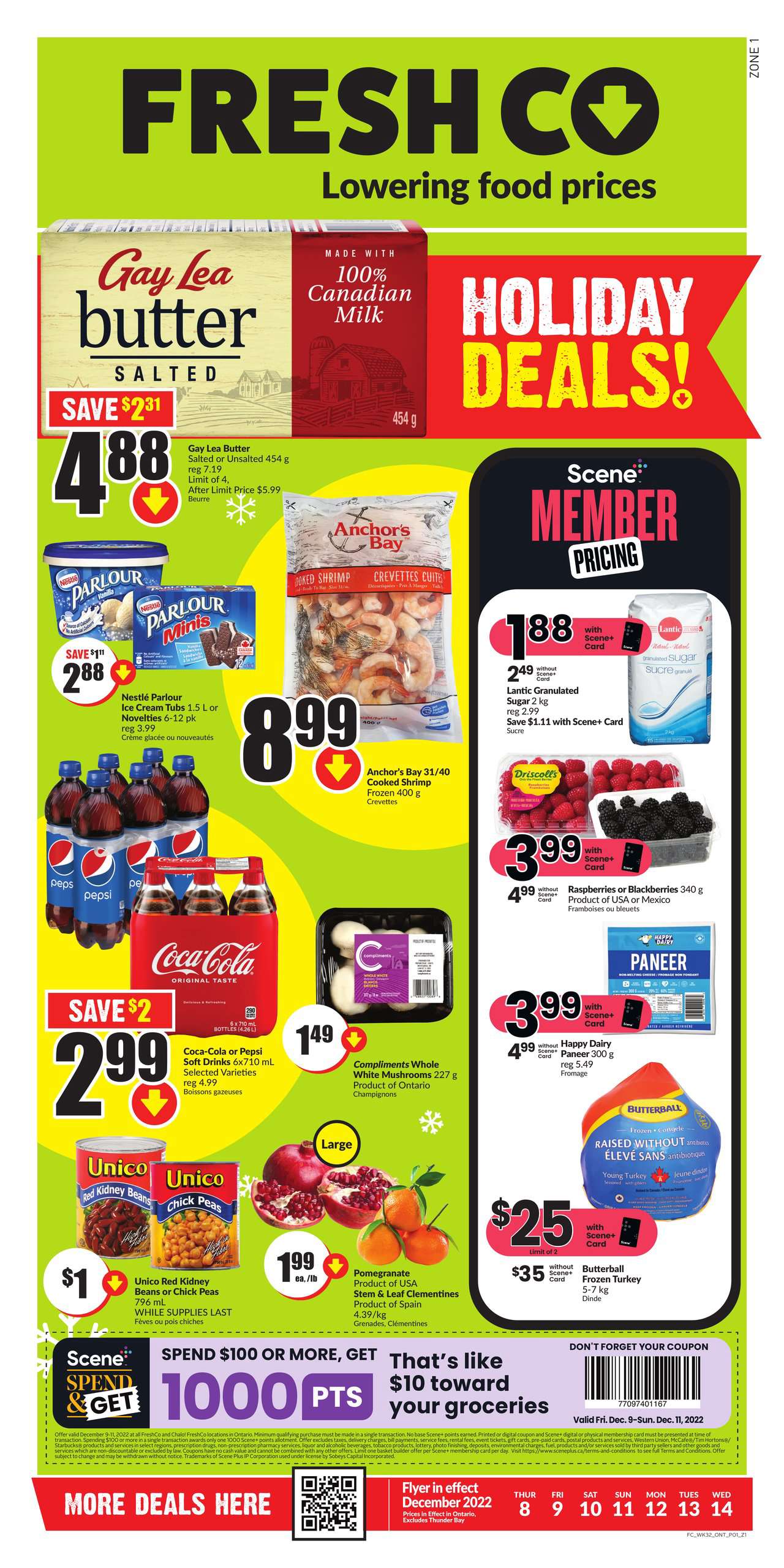 FreshCo Flyer Weekly Sale 8 Dec 2022 HOLIDAY DEALS 2022