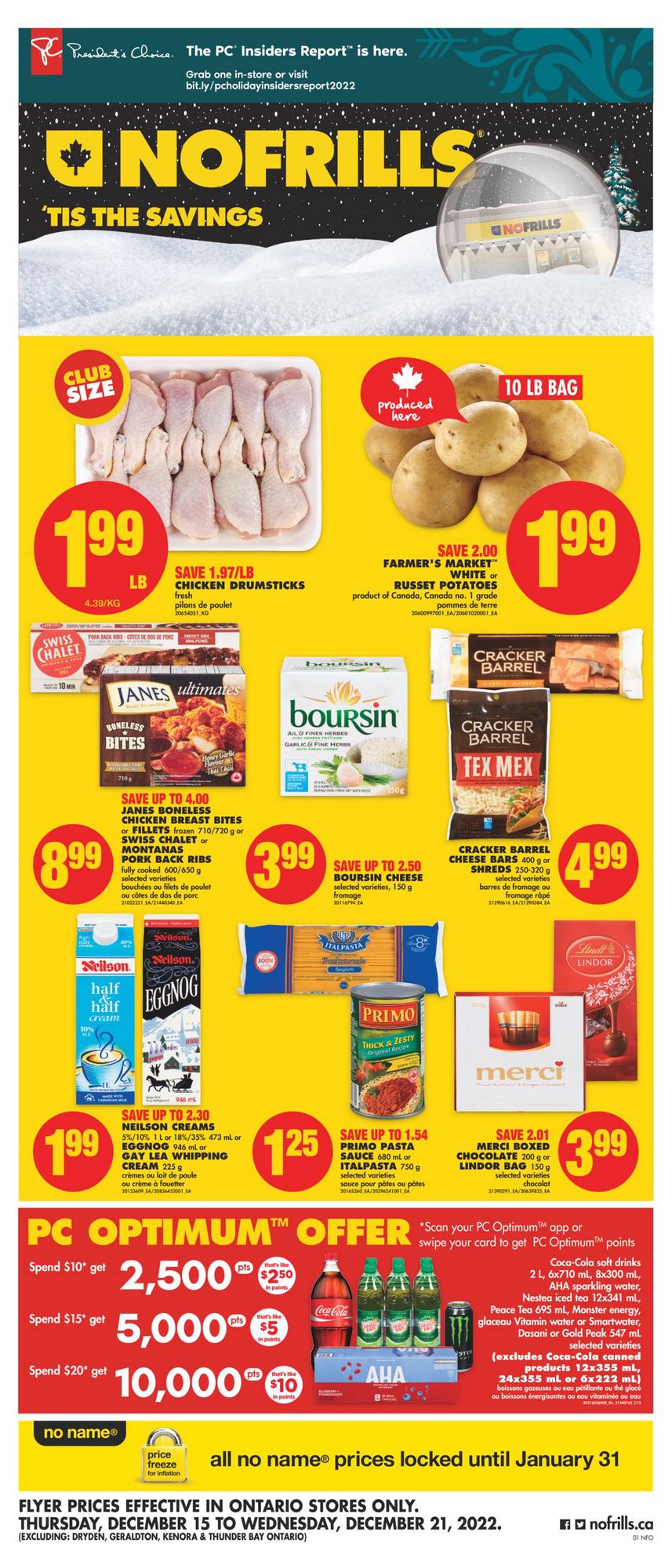 No Frills Flyer Christmas Deals 18 Dec 2022 CHRISTMAS DEALS 2022