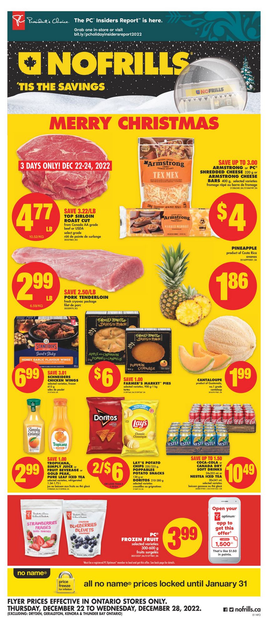 No Frills Flyer Christmas Deals 27 Dec 2022 SPECIAL DEALS