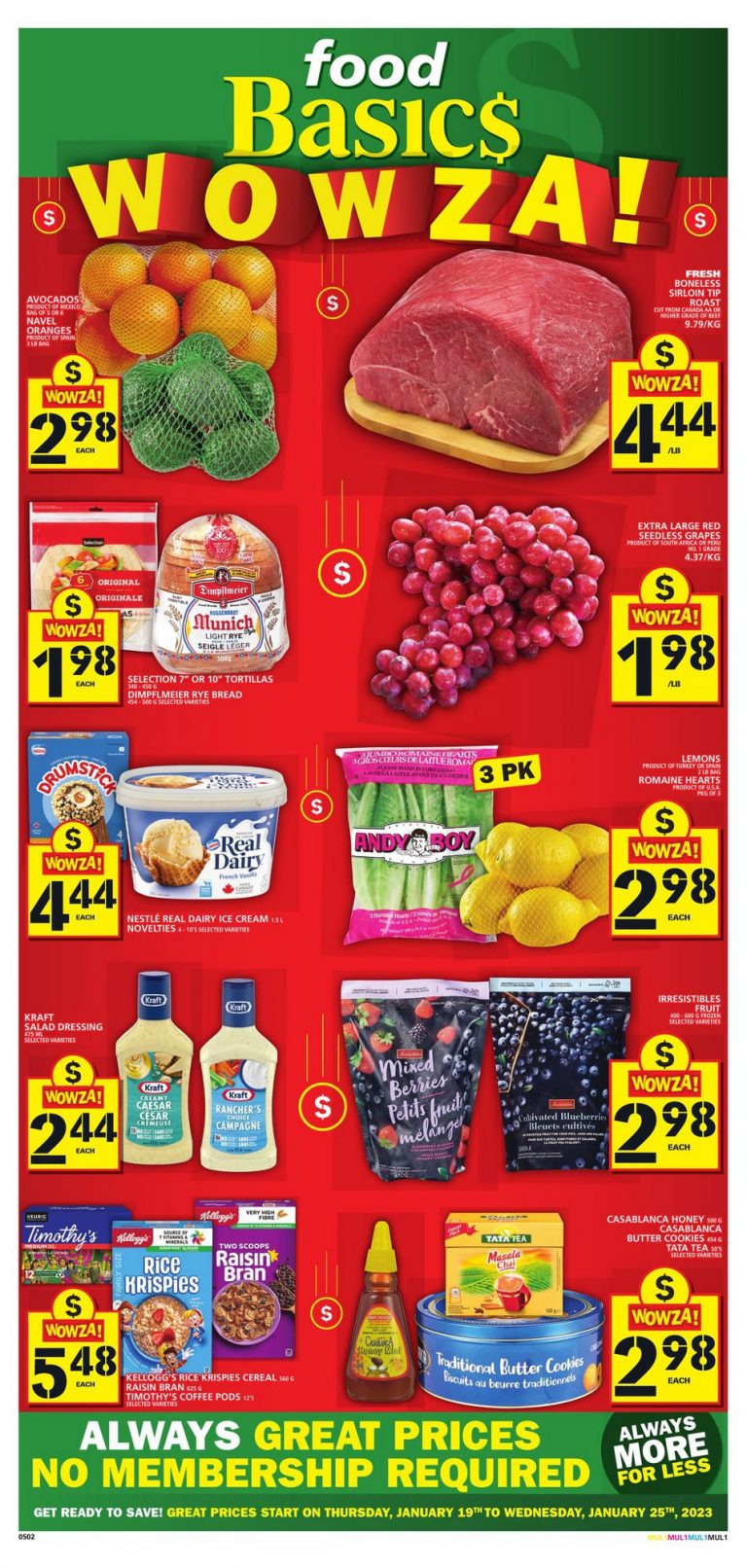 Food Basics Flyer Weekly Sale 19 Jan 2023 GREAT DEALS OF THIS