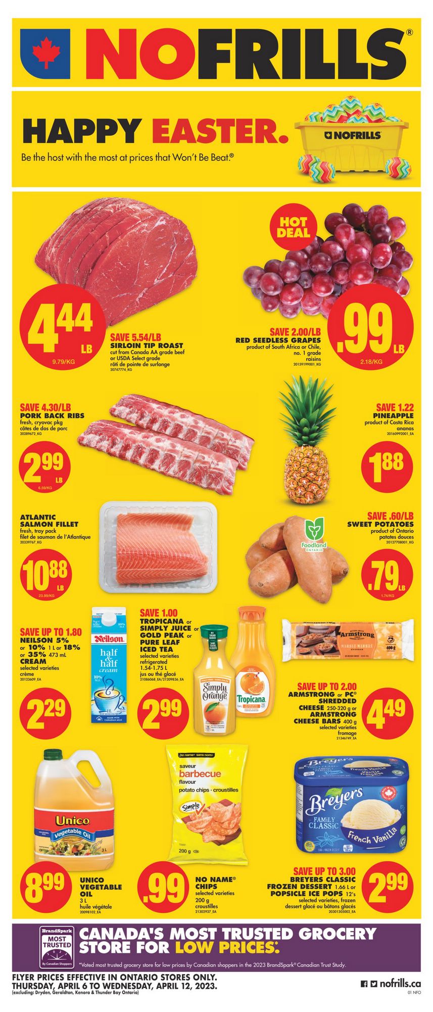 No Frills Flyer Easter Deals 5 Apr 2023 EASTER DAY!