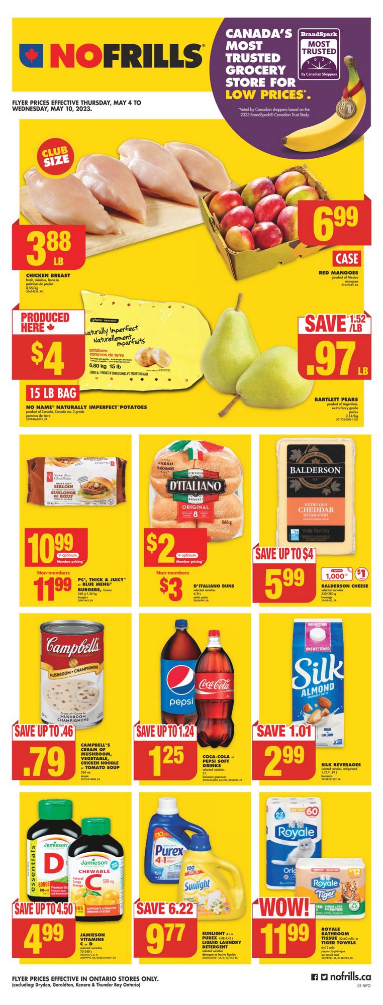 No Frills Flyer Special Deals 4 May 2023 GREAT DEALS ON FOOD
