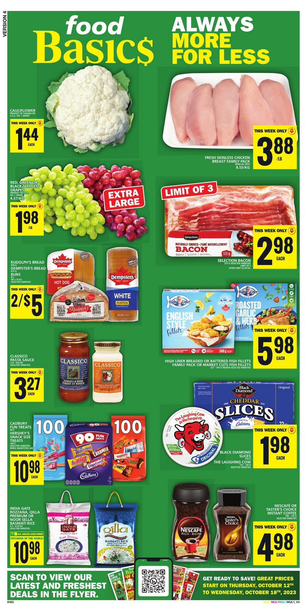 Food Basics Flyer Weekly Sale 18 Oct 2023 SPECIAL OFFERS