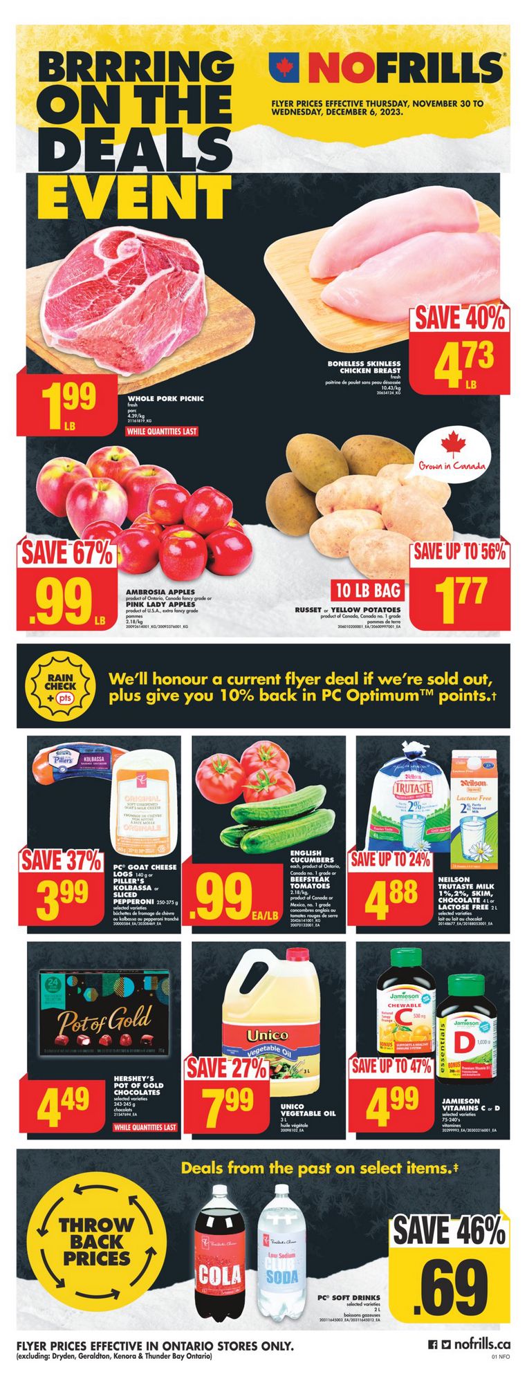 No Frills Flyer Special Deals 1 Dec 2023 GOOD OFFERS
