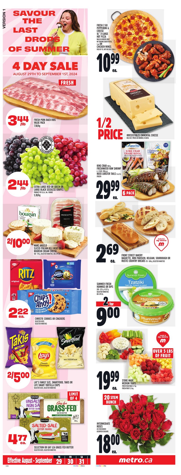 Metro Flyer Weekly Deals 29 Aug 2024 Special Offers