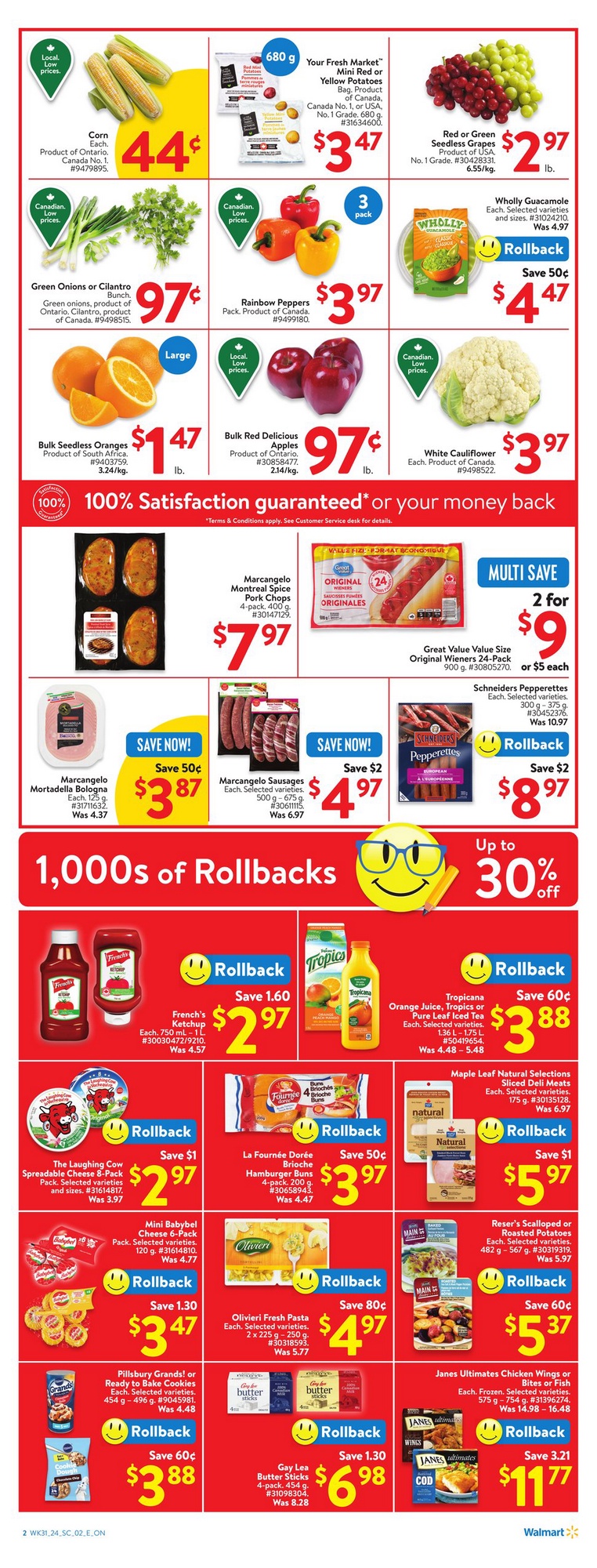Walmart Flyer Weekly Coupon Sales 23 Aug 2024 Today