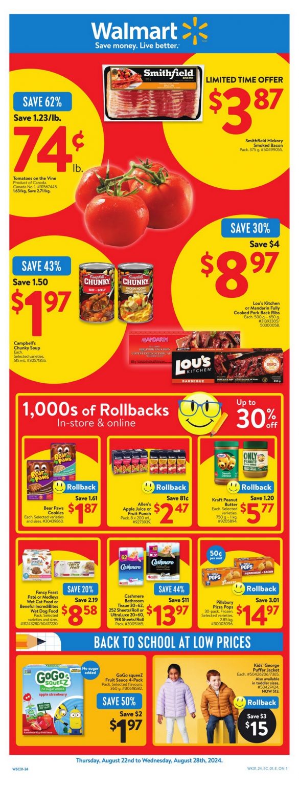 Walmart Flyer Weekly Sales 21 Aug 2024 Special Offers