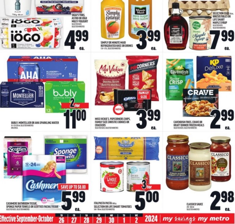Metro Flyer Weekly Offers 29 Sept 2024 Special Offers