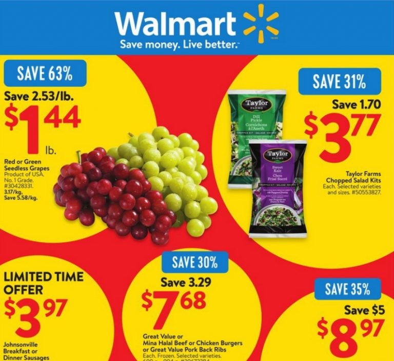 Walmart Flyer Coupon Deals 3 Sept 2024 Weekly Offers