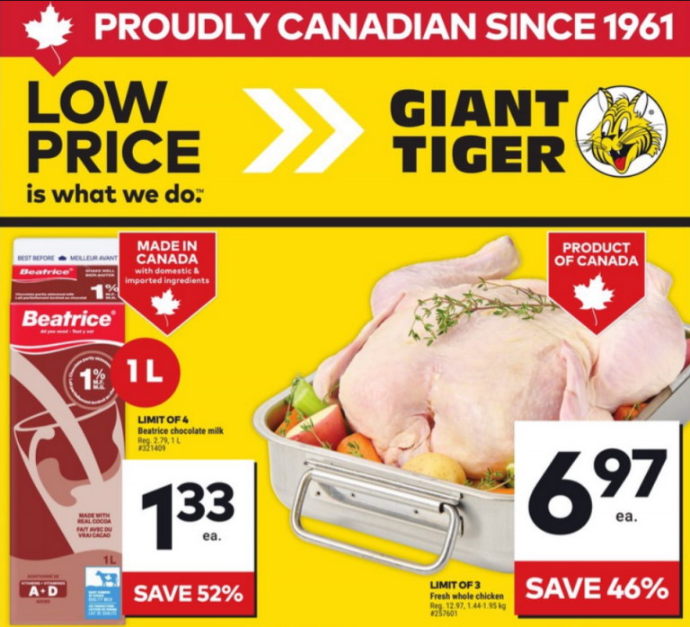 Giant Tiger Special Offers 9 April 2025 Weekly Deals