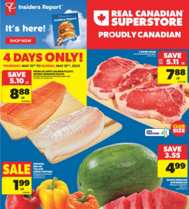 Real Canadian Superstore Special Deals 15 May 2025 Weekly Specials