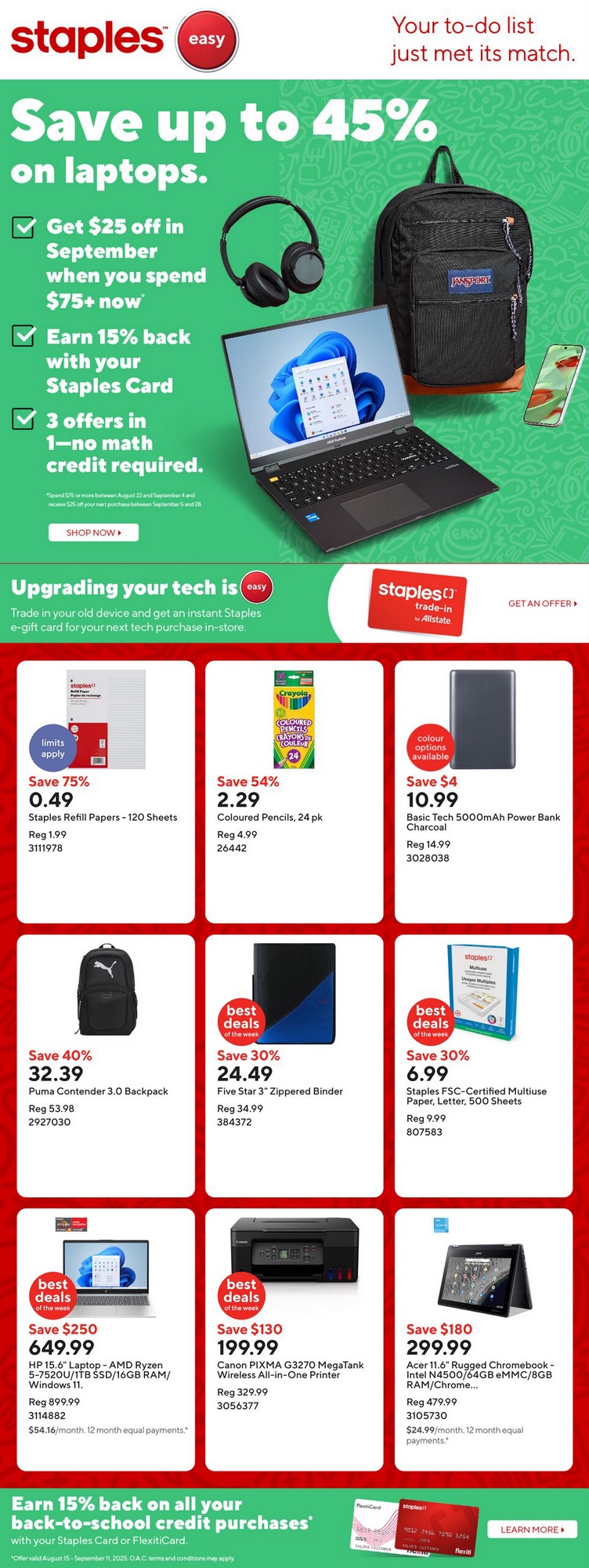 Staples Canada Flyer