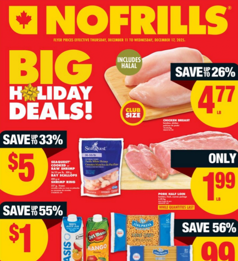 No Frills Flyer Weekly Offers 11 December 2025 Special Sales